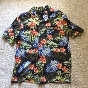 GAP | Shirts | Button Up Hawaiian Shirt Tropical Floral Bundle M | Poshmark